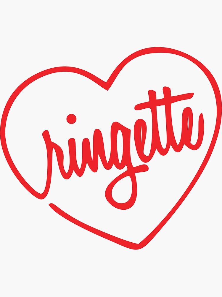 "Ringette Heart " Sticker for Sale by RingetteLife | Redbubble