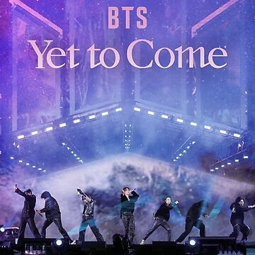 "Yet to Come poster" Sticker for Sale by onastarrynight | Redbubble