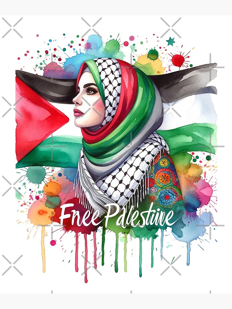"Free Palestine Women" Photographic Print for Sale by placesonearth ...