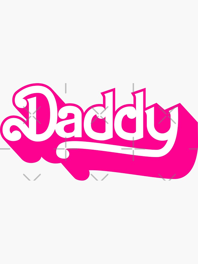 "Daddy" Sticker for Sale by G2 Art and Design | Redbubble