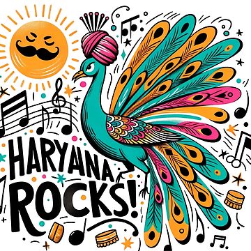 "Haryana Rocks" Sticker for Sale by placesonearth | Redbubble