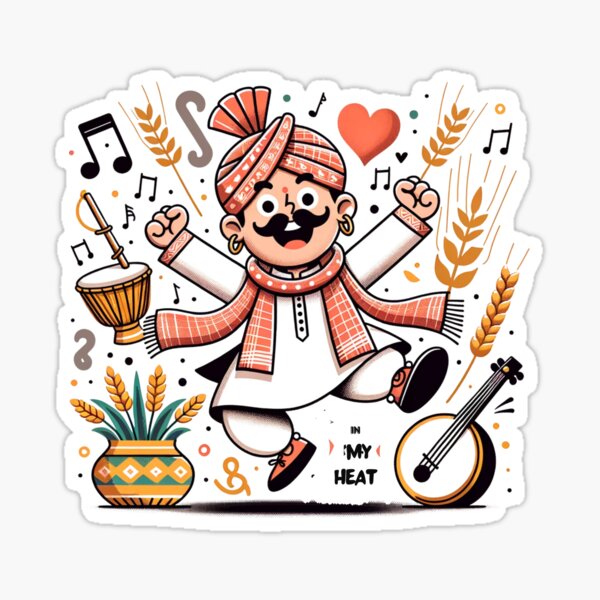 "Haryana in the heat" Sticker for Sale by placesonearth | Redbubble