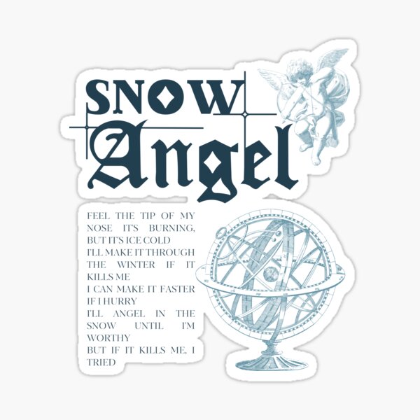 "Reneé Rapp Snow Angel" Sticker for Sale by digitalbyrk | Redbubble
