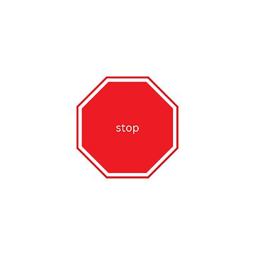 "stop sign lowercase sticker" Sticker for Sale by bluujai21 | Redbubble