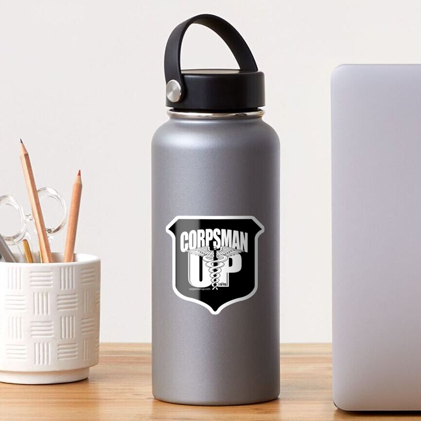 "Corpsman Up!" Sticker for Sale by 8404byPalomar | Redbubble