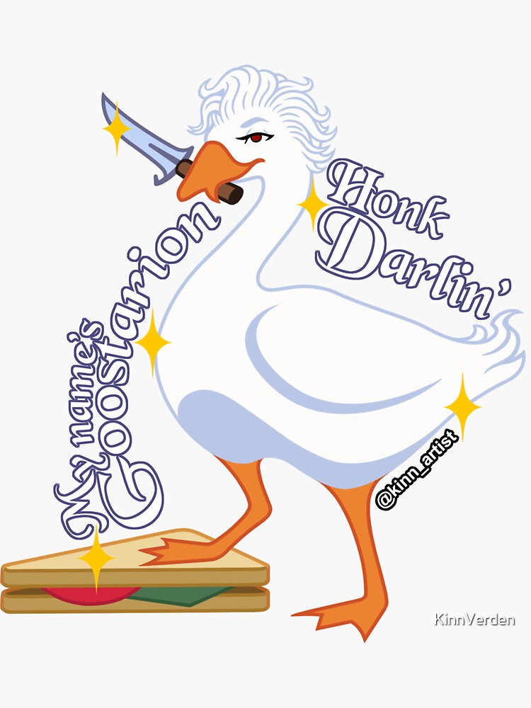 "Goostarion" Sticker for Sale by KinnVerden | Redbubble