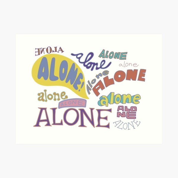 "Spongebob Alone" Art Print for Sale by ShayMcG | Redbubble
