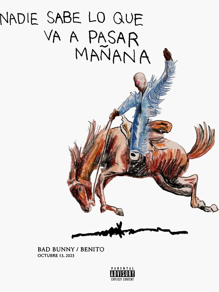 "Nadie Sabe Lo Que Va Pasar Mañana" Sticker for Sale by DeniseGardoler ...