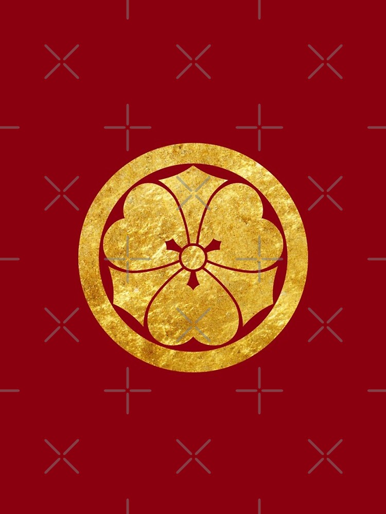 "Sakai Mon Japanese samurai clan in faux gold" iPhone Case for Sale by ...