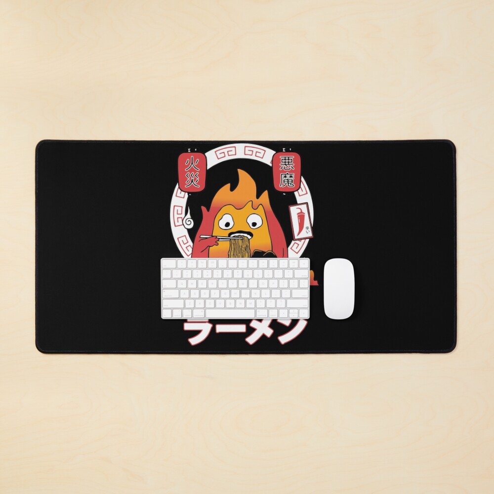 "Spicy Calcifer studio ghibli" Sticker for Sale by LucieBeeArt | Redbubble