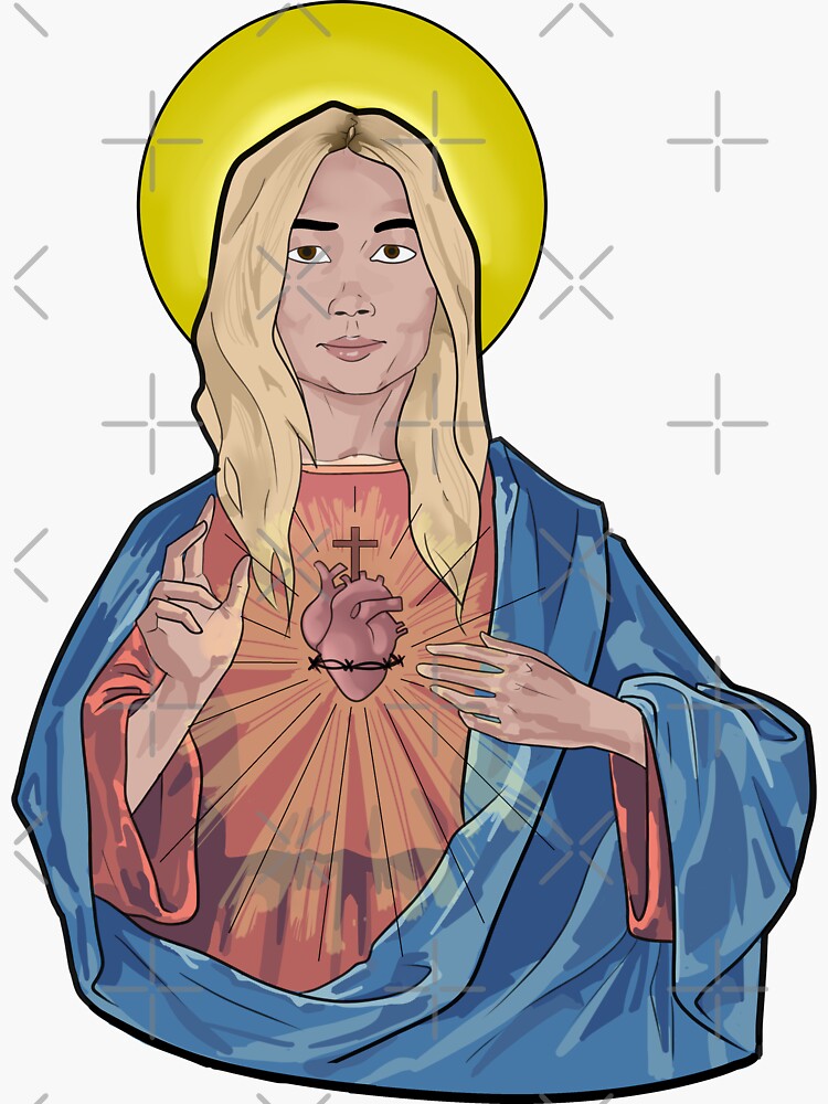 "Hayley Kiyoko - Lesbian Jesus " Sticker for Sale by LauraHelsbyArt ...