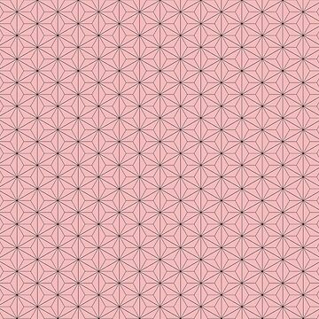 "Nezuko's Kimono Tribute: Asanoha (Pink Hemp Leaf)" Sticker for Sale by ...