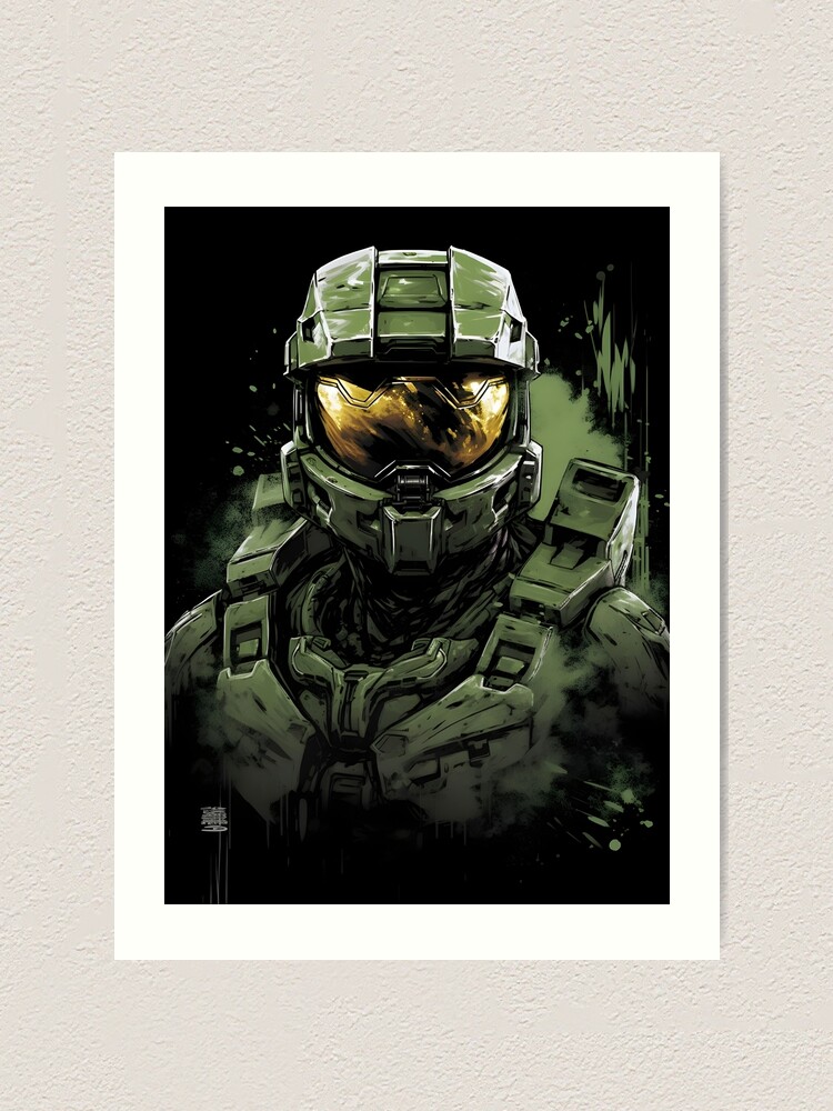 "Master Chief" Art Print for Sale by MetalDinosaur | Redbubble