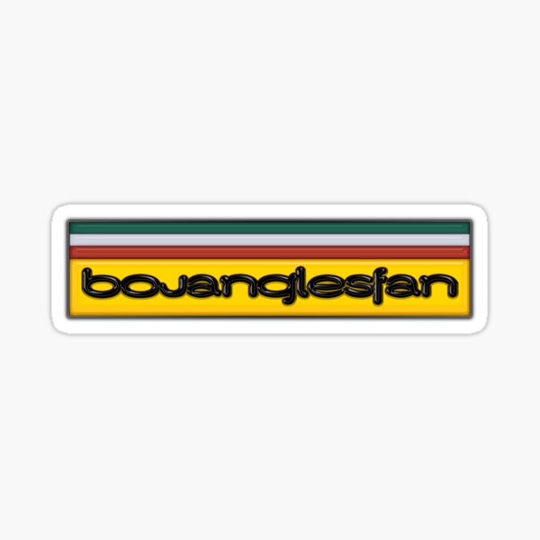 "BojanglesFan Travelling Logo" Sticker for Sale by BojanglesFan | Redbubble