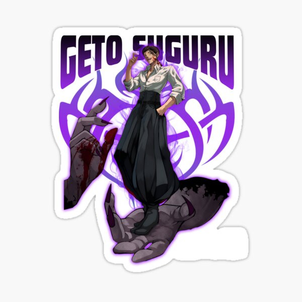 "GETO SUGURU" Sticker for Sale by lkthegreat1 | Redbubble