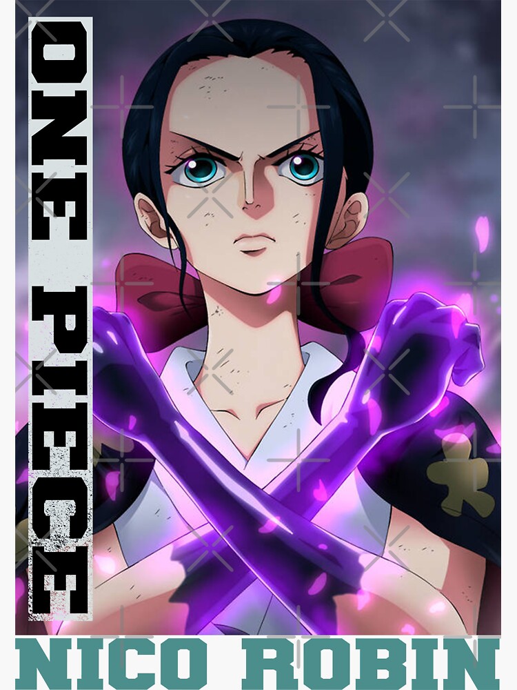 "One Piece Nico Robin" Sticker for Sale by Kaken-C | Redbubble