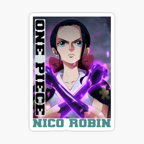 "One Piece Nico Robin" Sticker for Sale by Kaken-C | Redbubble