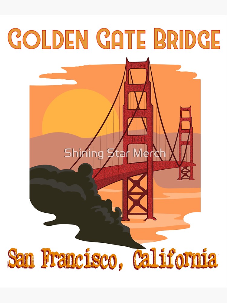 "Golden Gate Bridge San Francisco, California Souvenir and Gift ...