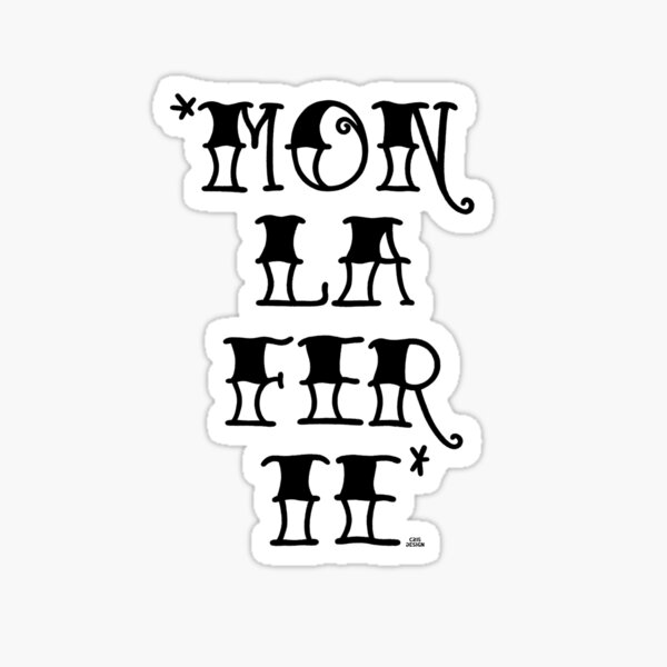 "MON LAFERTE title REMIX" Sticker by CrisChacon | Redbubble