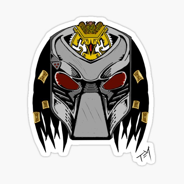 "Predator" Sticker for Sale by Tem-Tribal-Art | Redbubble