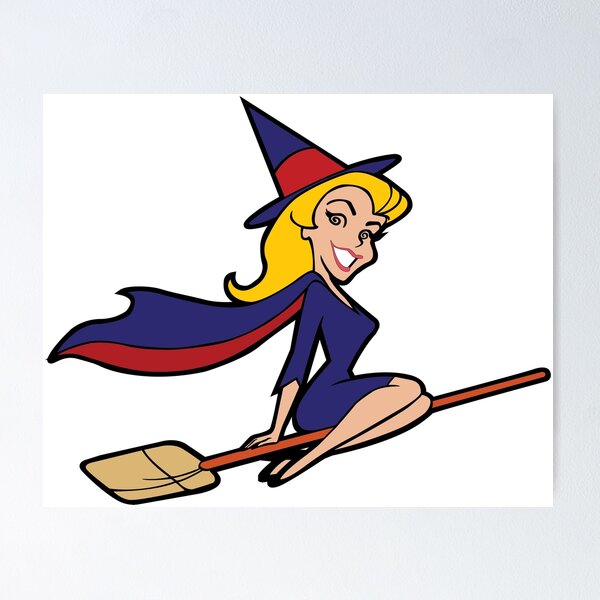 "Samantha Stevens Bewitched Cartoon" Poster for Sale by WinstonGambro ...