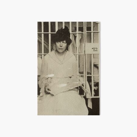 "Suffragist Lucy Burns Jailed in Occoquan Workhouse, 1917" Art Board ...