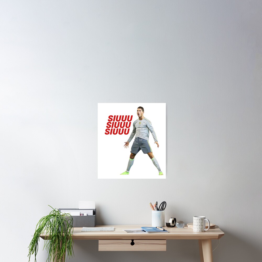 "SIUUU #1" Sticker for Sale by abdobeau | Redbubble