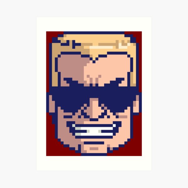 "Duke Nukem Pixel Art" Art Print by Crampsy | Redbubble