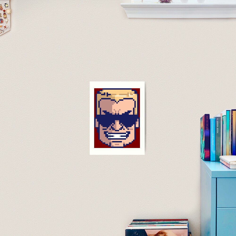"Duke Nukem Pixel Art" Art Print by Crampsy | Redbubble