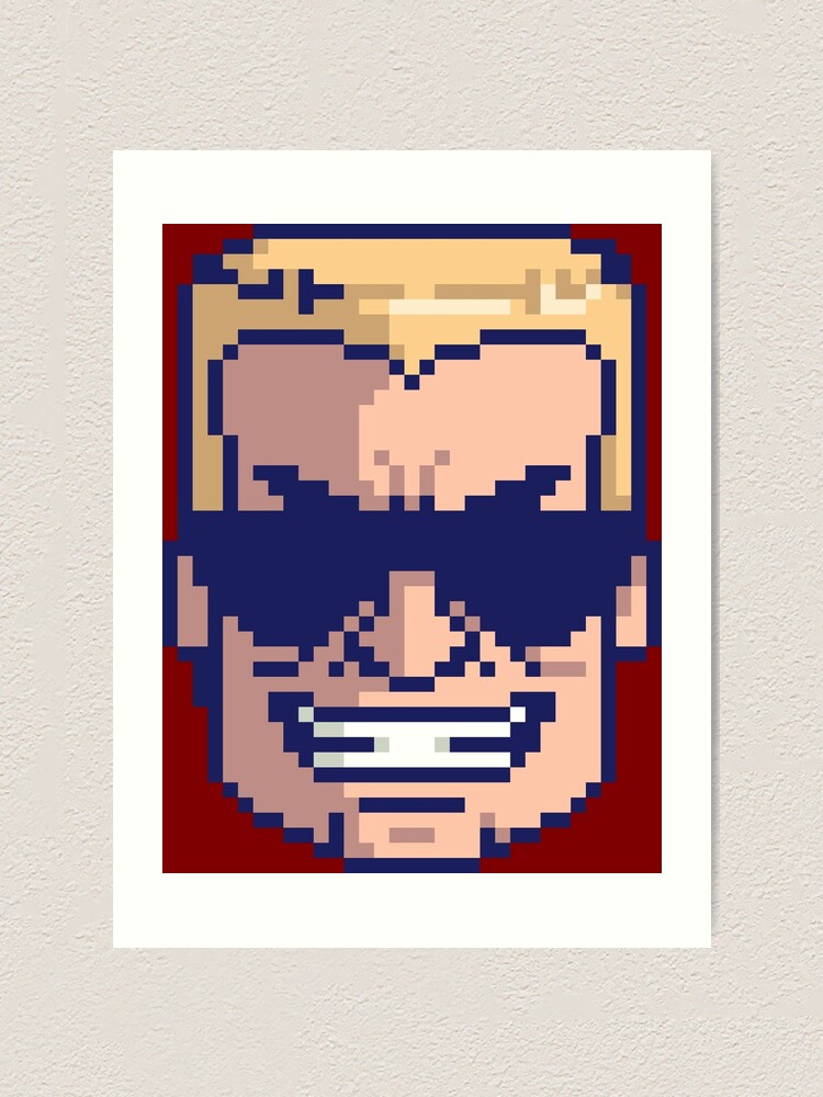 "Duke Nukem Pixel Art" Art Print by Crampsy | Redbubble