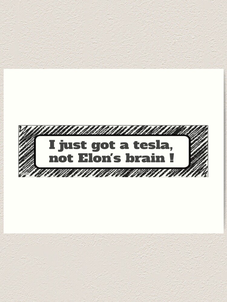 "Sticker, Elon Musk. Tesla Bumper, Tesla stickers, Elon Musk stickers ...