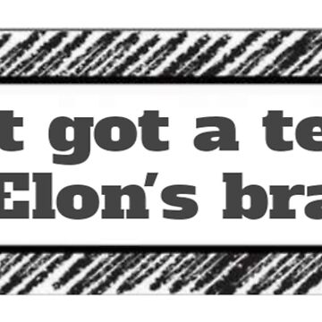 "Sticker, Elon Musk. Tesla Bumper, Tesla stickers, Elon Musk stickers ...