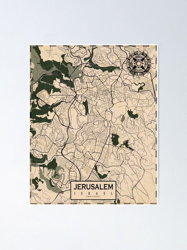 Printable Map Of Jerusalem