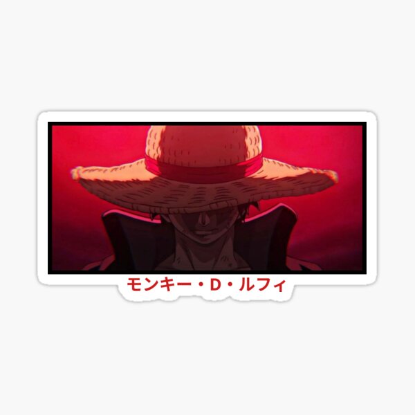 "Monkey D Luffy" Sticker for Sale by VOID STUDIO | Redbubble