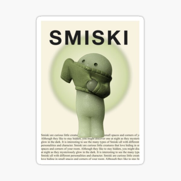 "smiski poster" Sticker for Sale by nico-jackson | Redbubble