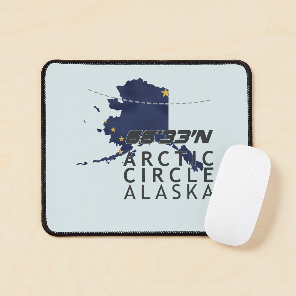 "Alaska Arctic Circle USA Sticker T-Shirt 01" Sticker for Sale by ...
