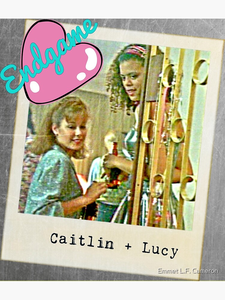 "Caitlin/Lucy Endgame" Poster by emlf | Redbubble
