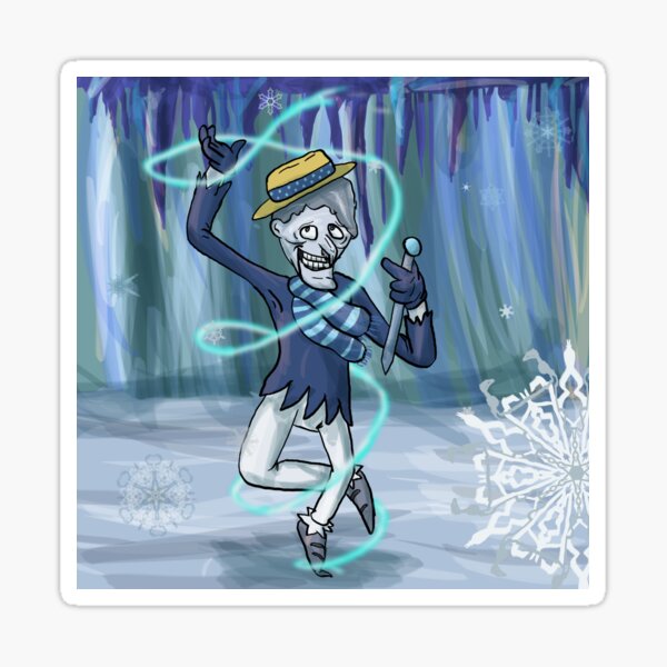 "Snow Miser" Sticker for Sale by sandelswagger | Redbubble