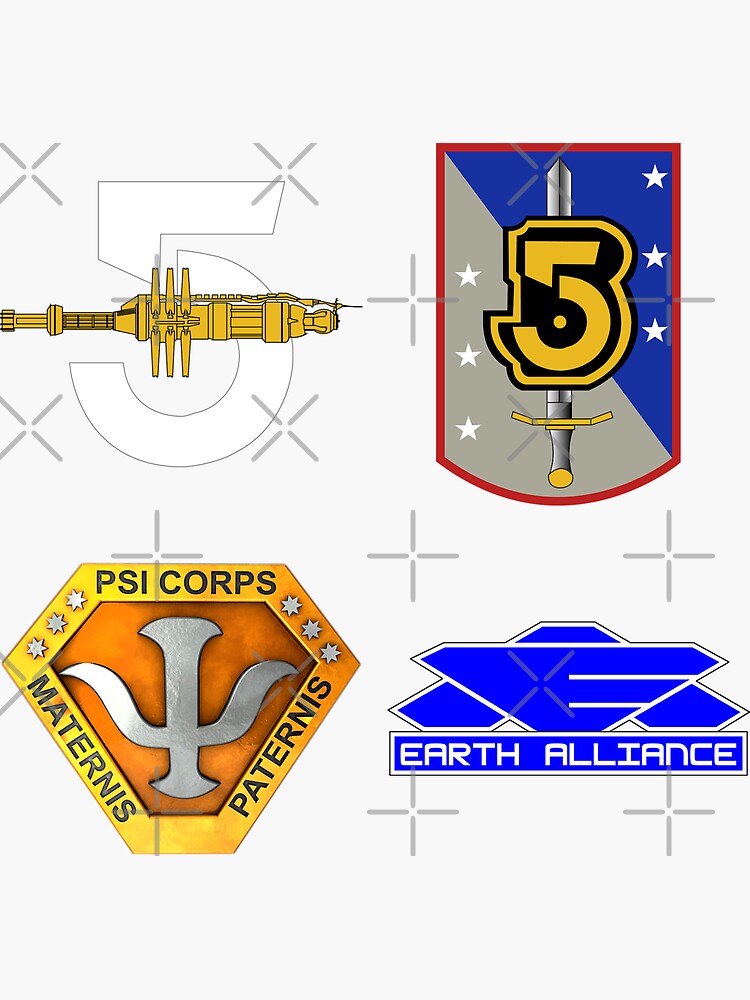 "Babylon 5 Shield Emblems pack" Sticker for Sale by Arturo Vivó Giménez ...