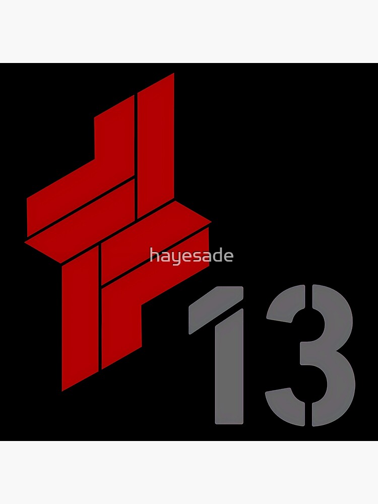 "Gun 13 G13 G-13 Raven AC Pilot Emblem Sticker Red Guns" Poster for ...