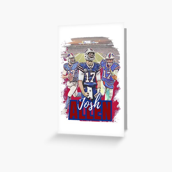 "Josh Allen Fan Art" Greeting Card for Sale by Thogan0416 | Redbubble