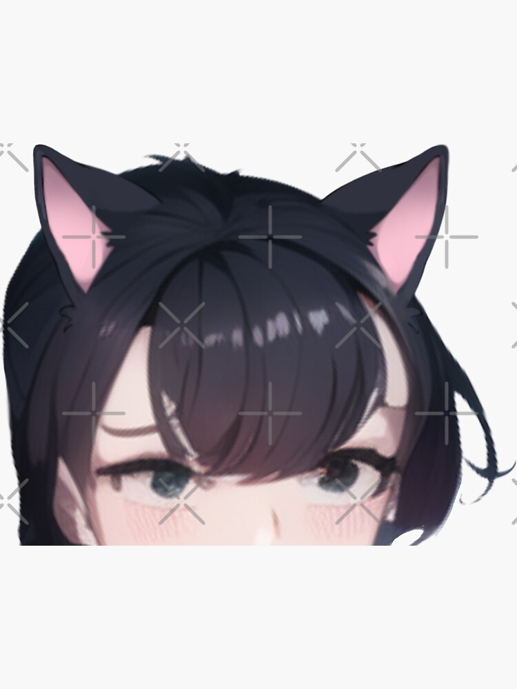 "Peeping Waifu Slap Sticker" Sticker for Sale by Padilla Designs And ...