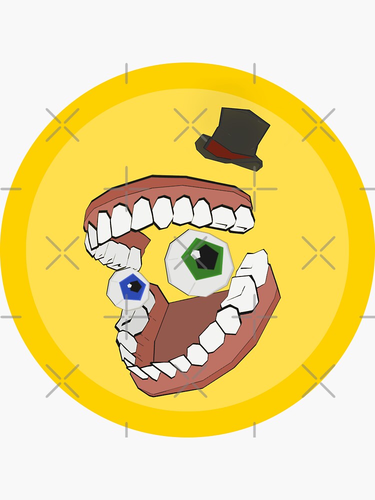 "TADC The Amazing Digital Circus - Caine - Yellow" Sticker for Sale by ...