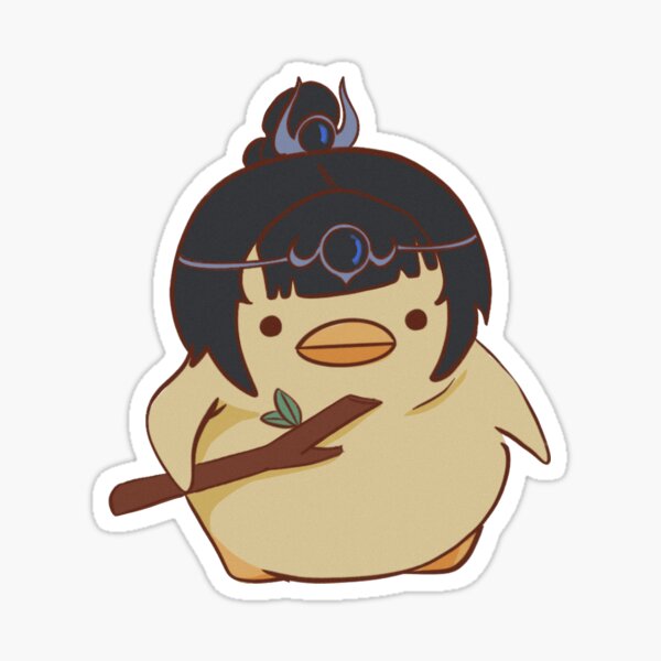 "ducklin shadowheart" Sticker for Sale by Honey-tongued | Redbubble