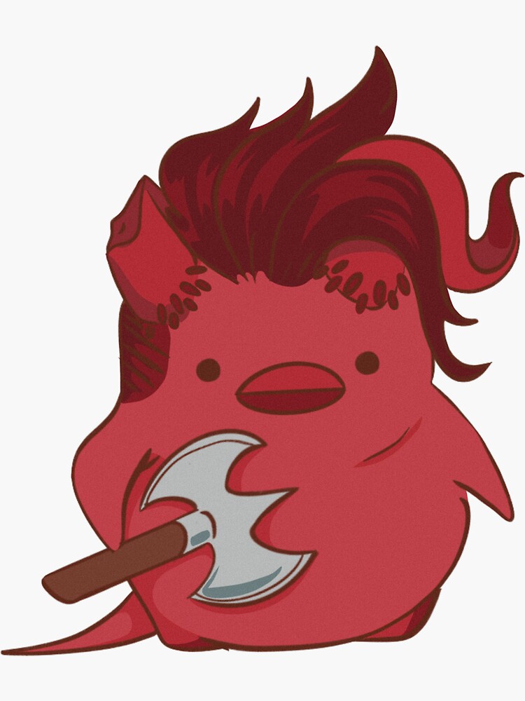 "ducklin Karlach" Sticker for Sale by Honey-tongued | Redbubble