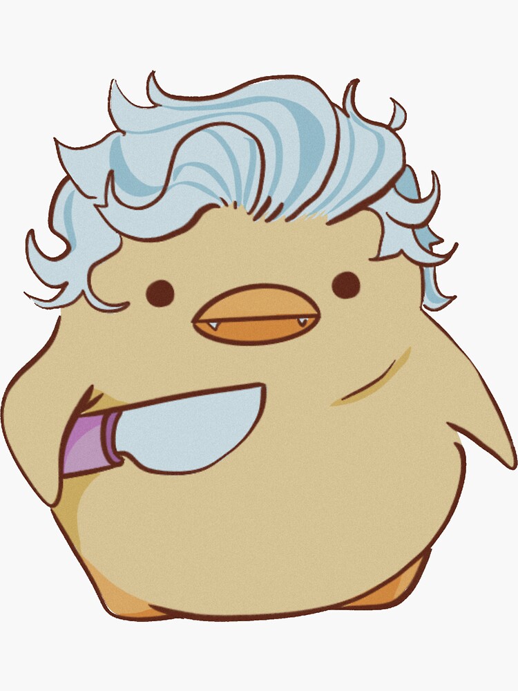 "ducklin Astarion" Sticker for Sale by Honey-tongued | Redbubble