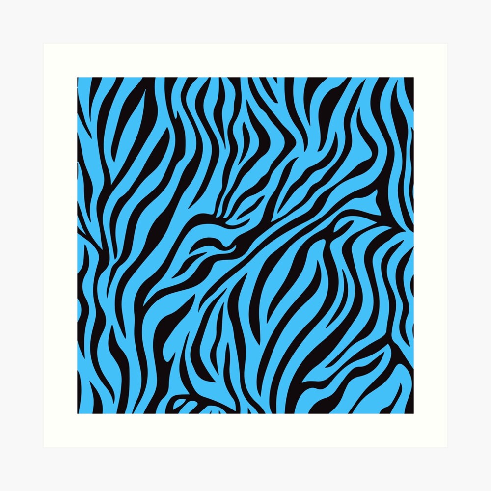 Colorful Zebra Print Pattern