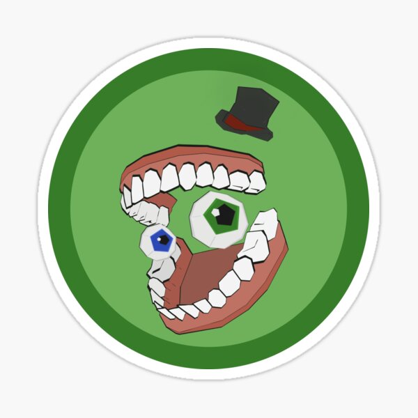 "TADC The Amazing Digital Circus - Caine - Green" Sticker for Sale by ...