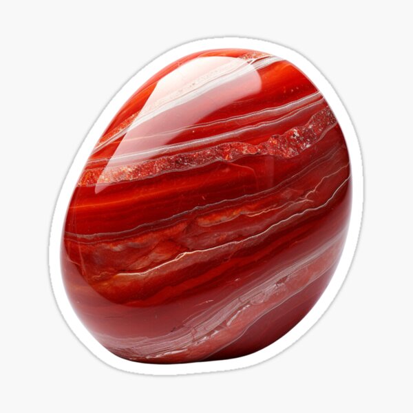 "Red Jasper" Sticker for Sale by KiamuShop | Redbubble