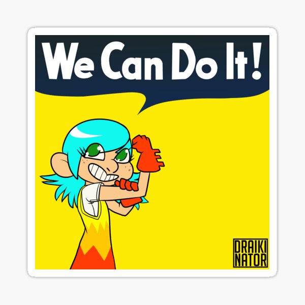 "Women's History Month - DD Danger" Sticker by Draikinator | Redbubble